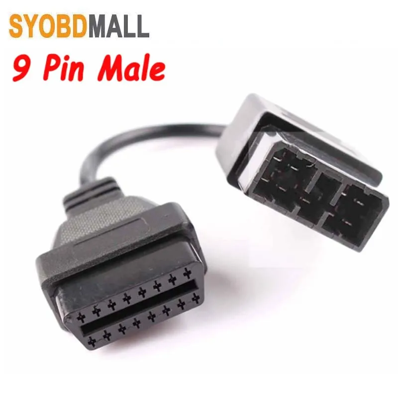 Male-9Pin-to-16Pin-OBD-2-OBDII-Diagnostic-Cable-for-SUBARU-9-Pin-Obd ...