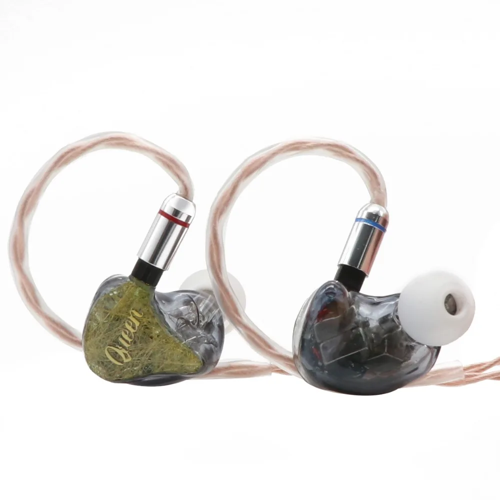 Queen Audio QM80 8BA сбалансированные арматуры HiFi наушники-вкладыши ...