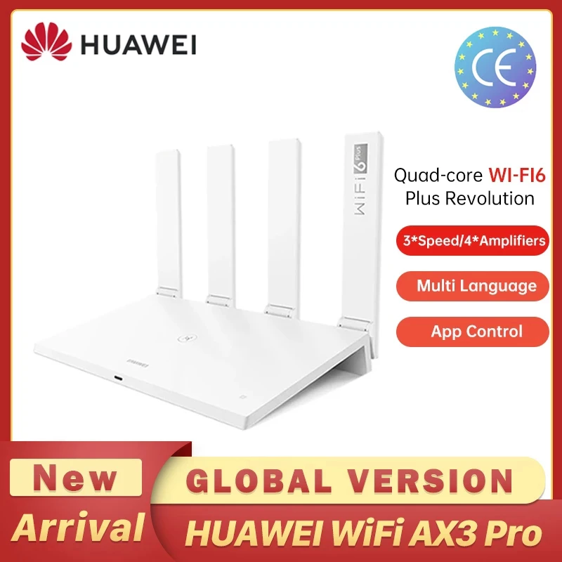 Global Version HUAWEI AX3 Pro Router Quad Core WiFi 6 + Router 3000 ...