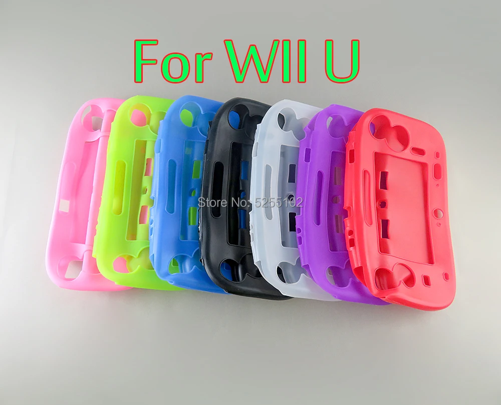 Funda de silicona para Wii U, Protector de cuerpo completo de goma ...