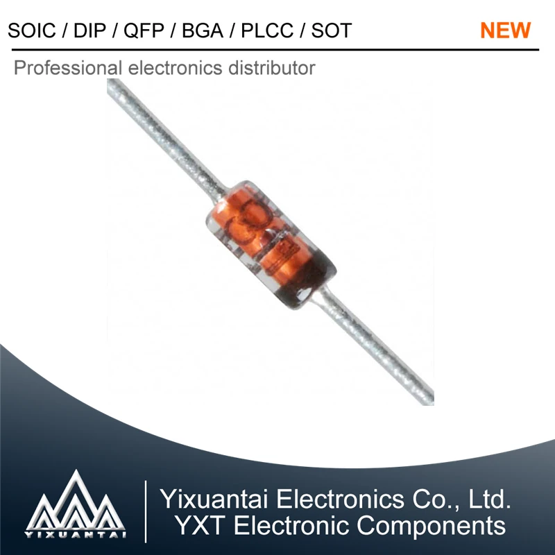 1N3595 1N3595TR 【diodo GEN PURP 150V 200MA DO 204AH, DO 35, Axial】 20 ...