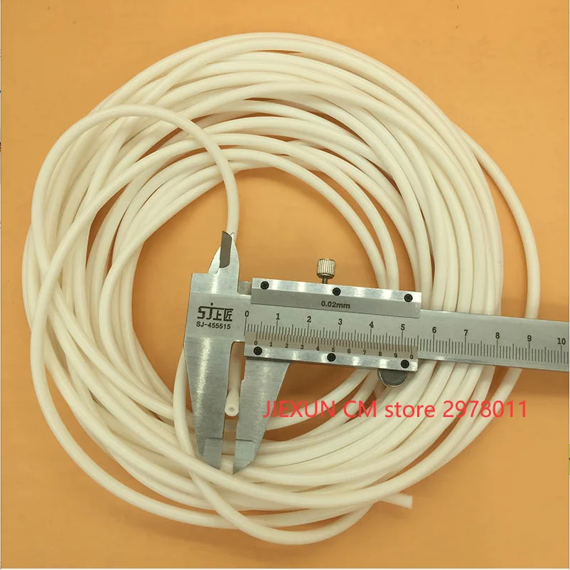 5Meter 4mm*2mm rubber soft ink pump tube silicone ink hose pipe tubing ...