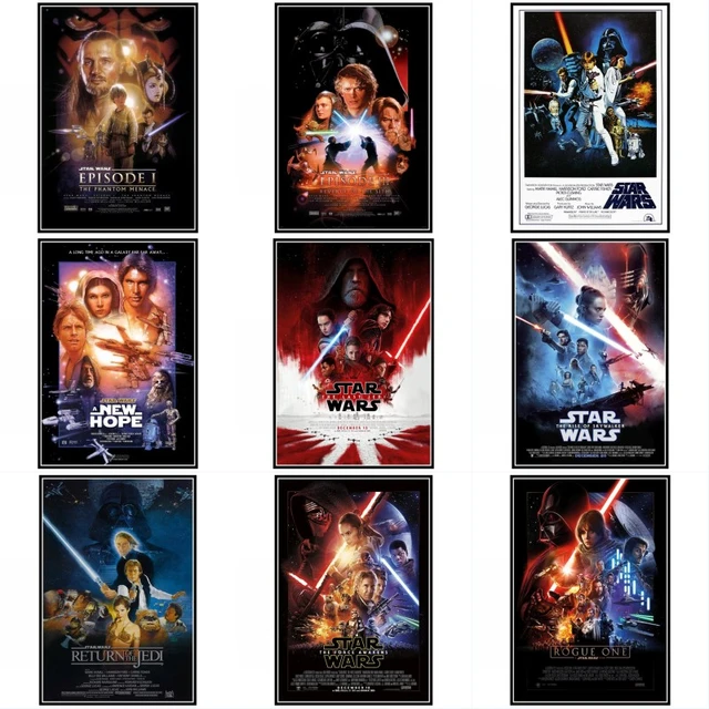 Star Wars Movie Poster Set