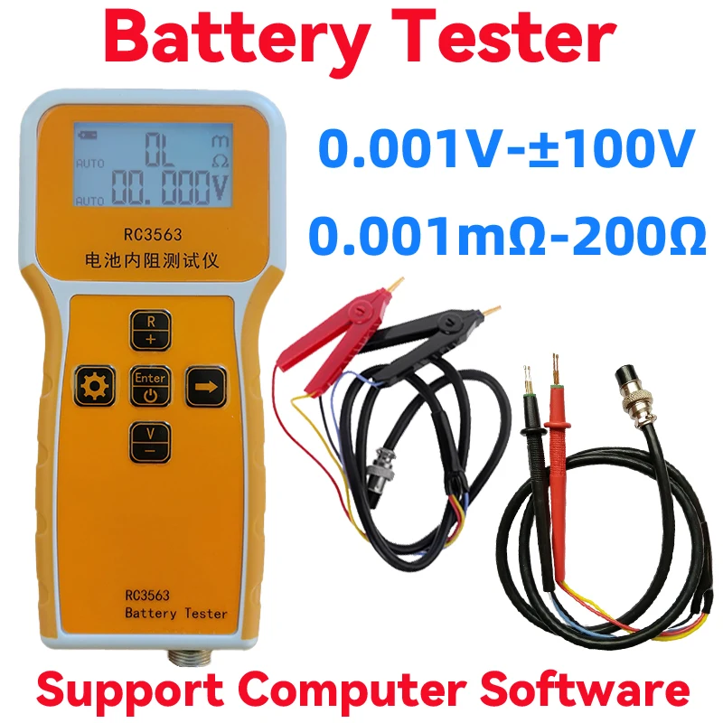 RC3563 Tester rezystancji wewnętrznej baterii Tester rezystancji ...