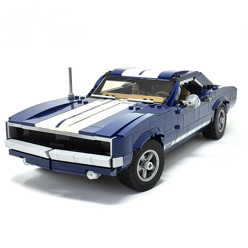 NOVO MOC 10265 Mustangs Modificado Muscle Car e Pickup Truck MC68 ...