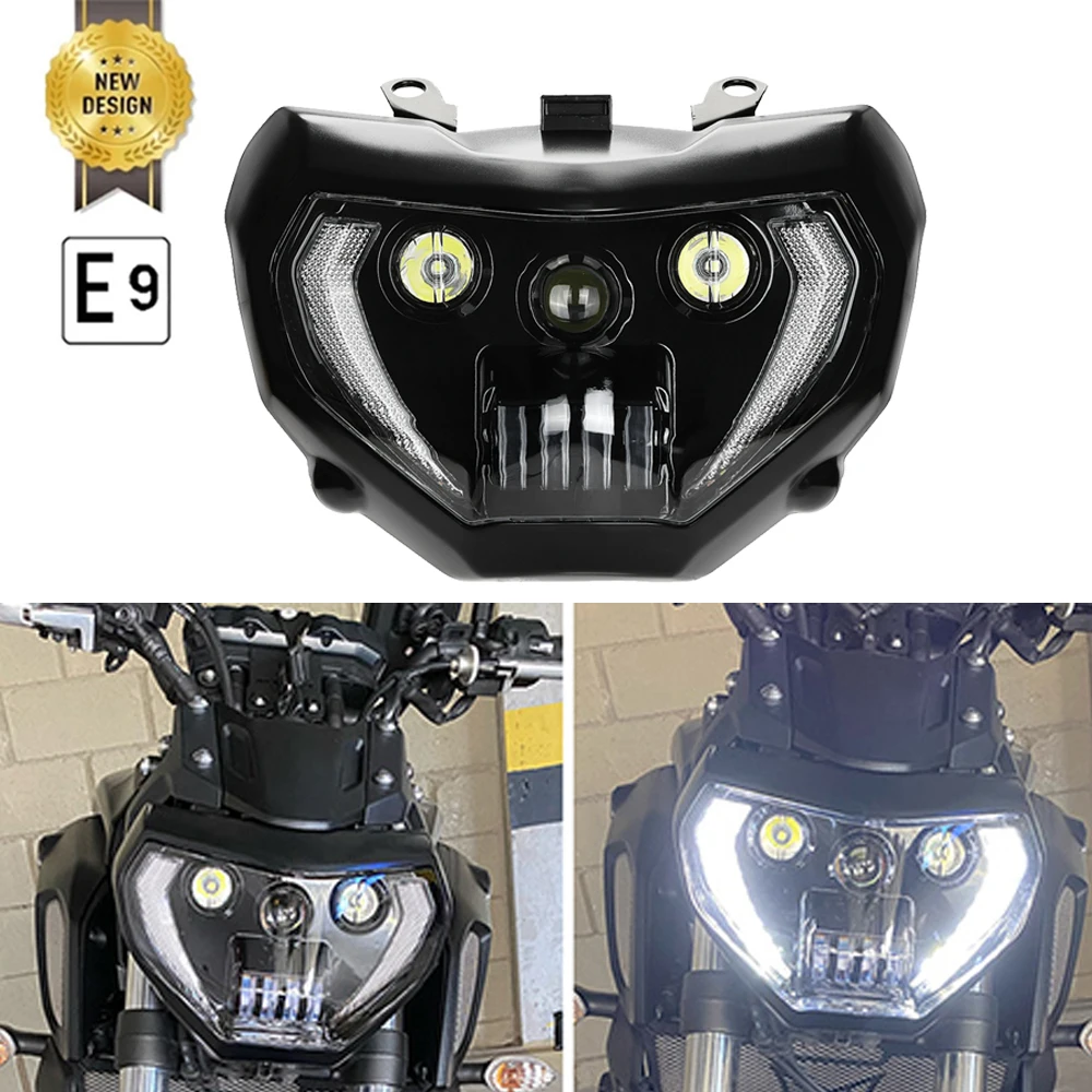 MT09-MT07-Headlight-Waterproof-Motorcycle-Headlight-DRL-LED-Headlamp ...