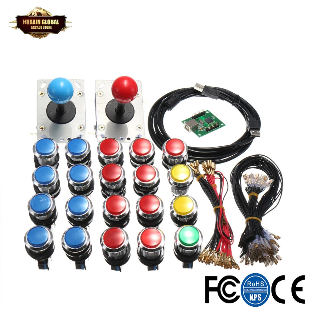arcade-led-mame-2-player-usb-bundle-kit-2-joysticks-4-and-8-way-20-push
