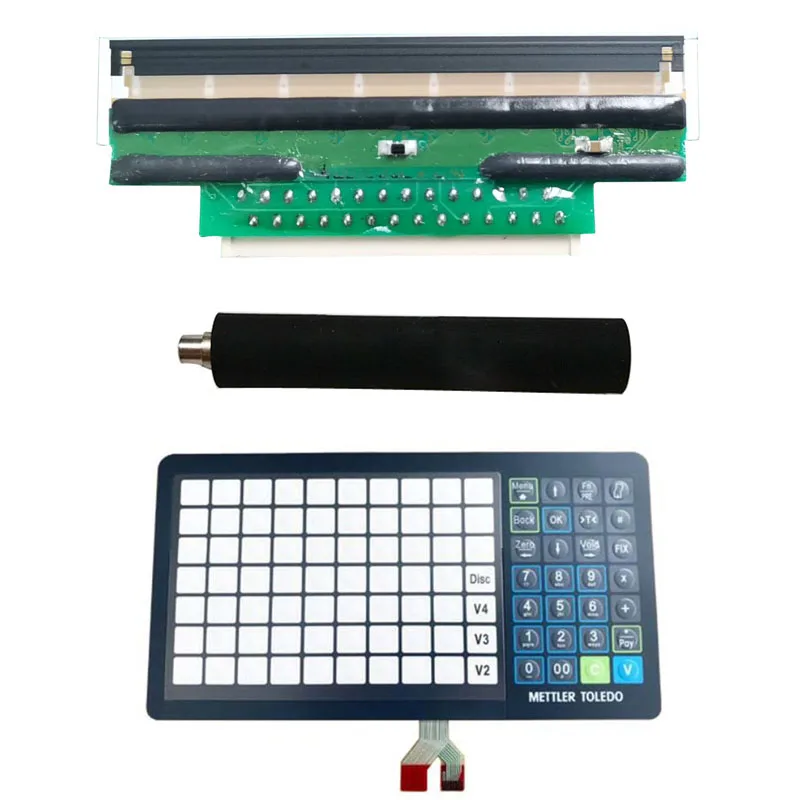 Mettler Toledo bplus Scale 용 1 개의 키보드 및 1 개의 프린트 헤드 및 1 개의 프린터 롤러 키트 ...
