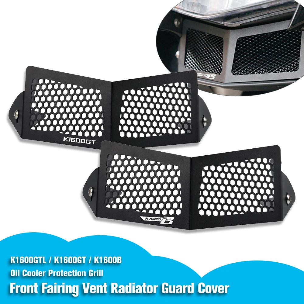 For Bmw K1600gt K1600gtl K1600 Gt Oil Cooler Protection Grill Front ...