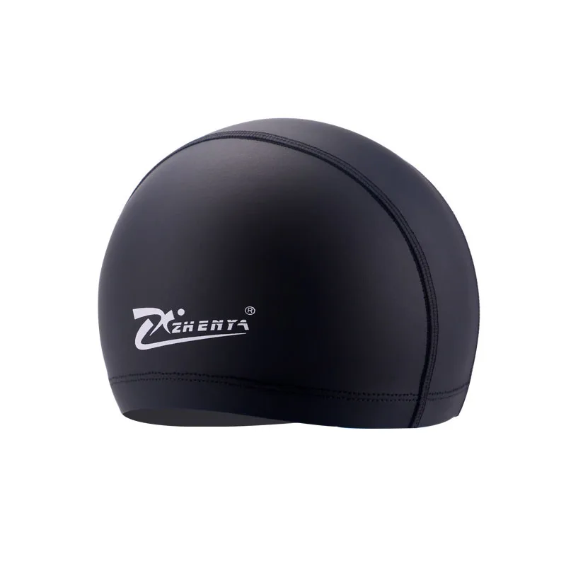 Swimming-Caps-Men-and-Women-Long-Hair-PU-Cloth-Waterproof-Boy-Girl ...