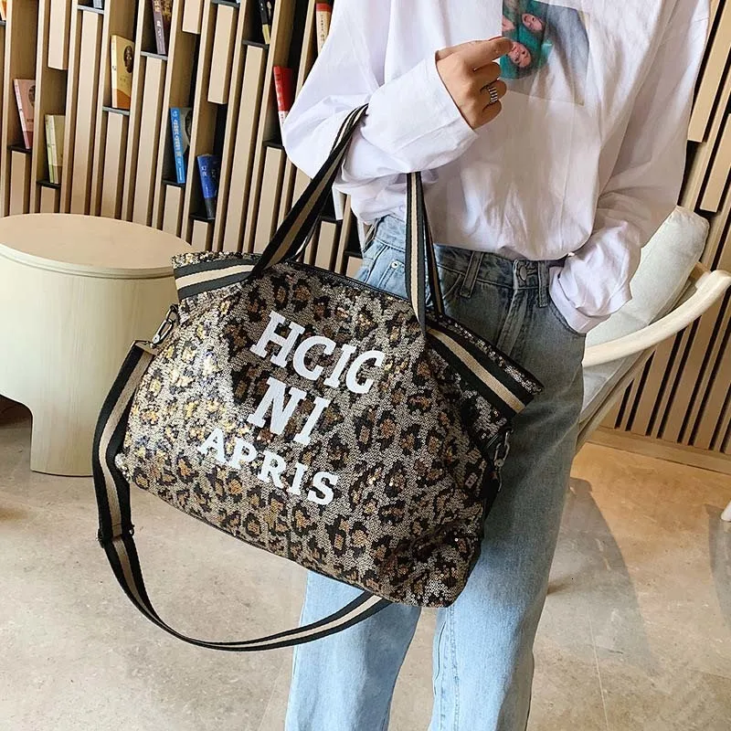 Casual Women Bling Sequins Shoulder Bags Big Capacity Female Handbag ...