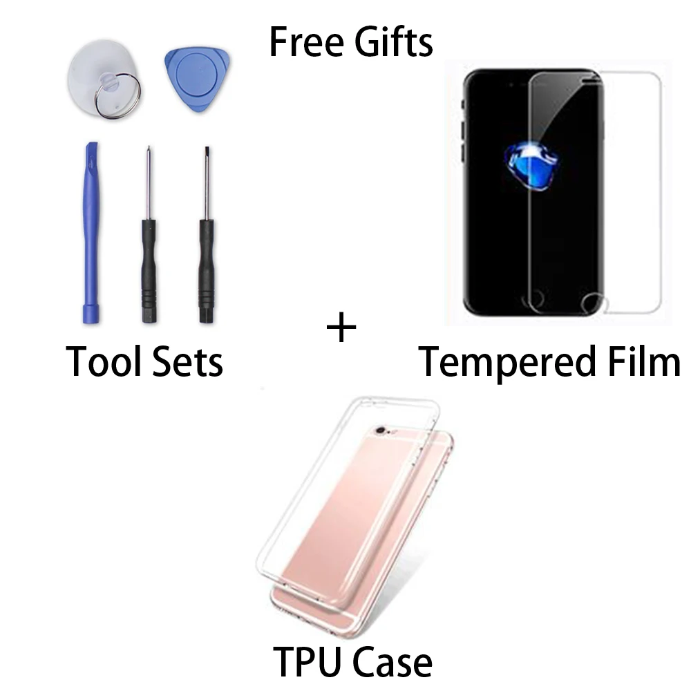 Черный/белый Pantalla ЖК-дисплей Замена для iPhone 6s 6s Plus A1688 ...