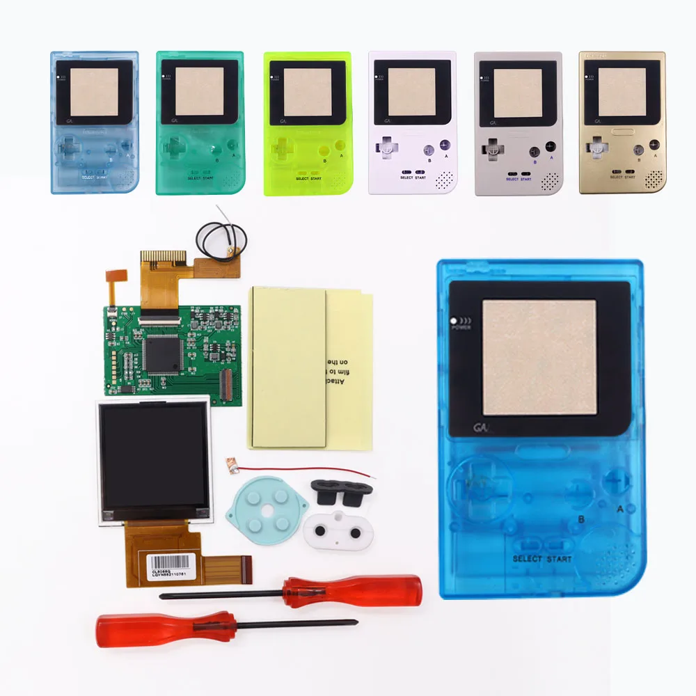 DIY Parts GBP LCD Screen Kits console Shell case buttons for Game boy ...