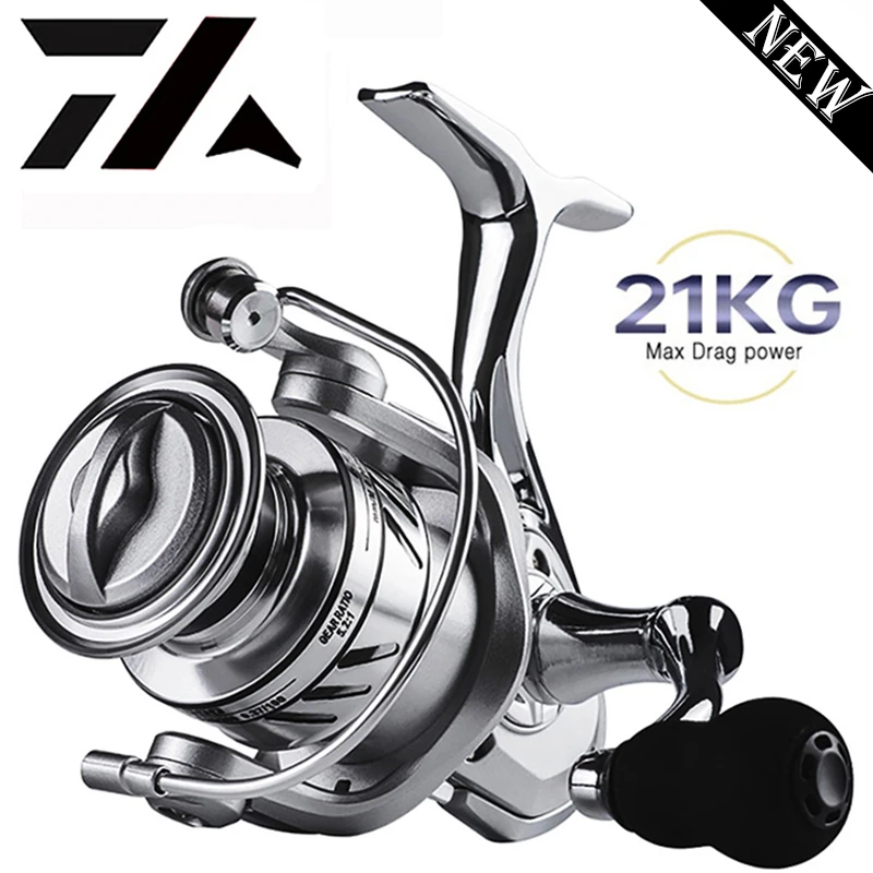 New All-metal Silver Freshwater And Seawater Dual Use Fishing Reel Big ...