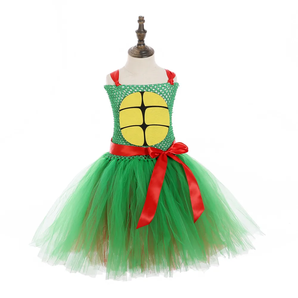 Super Hero Ninja Turtle Princess Costume For Girl - KawaiiMerch.com