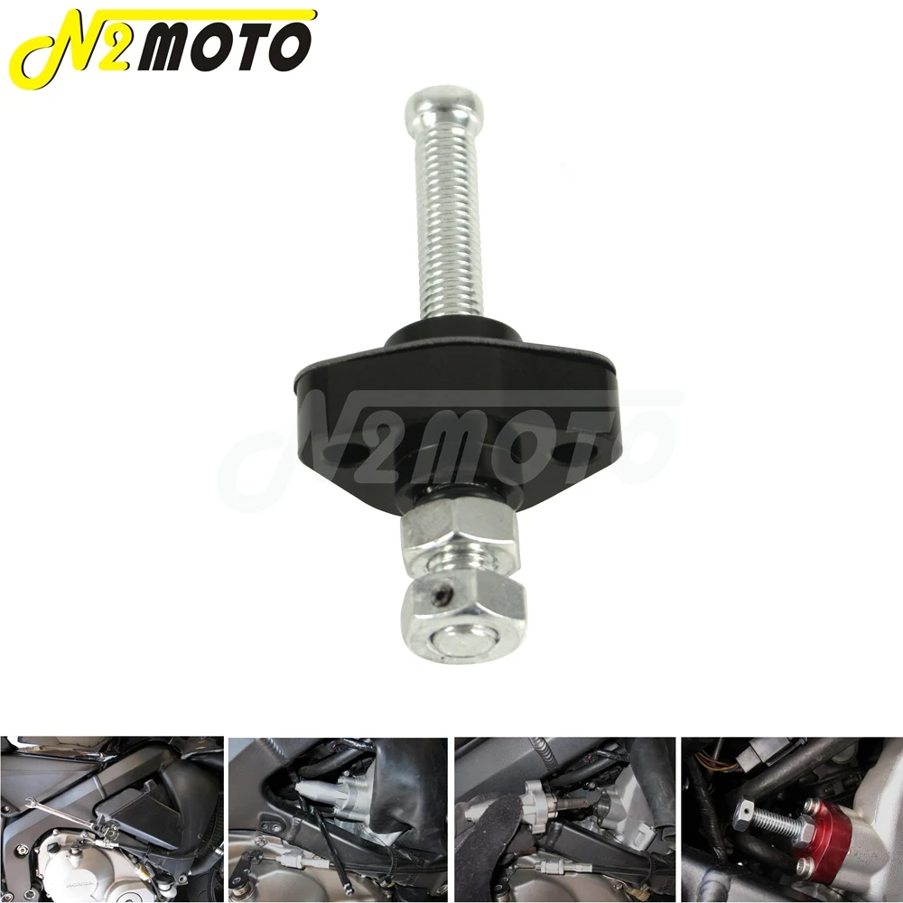 Black Motorcycle Manual Cam Timing Chain Tensioner For Atv Street Honda ...