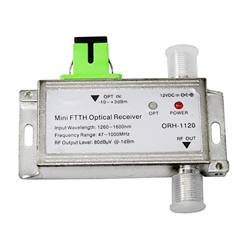 CATV FTTH Optical node Receiver ORH 1120A 1310nm and active receiver ...