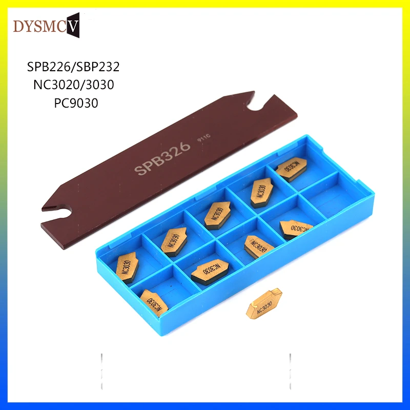 1 pcs SPB226 SPB232 and 10 pcs SP200 NC3020 PC3020 CNC lathe slot ...