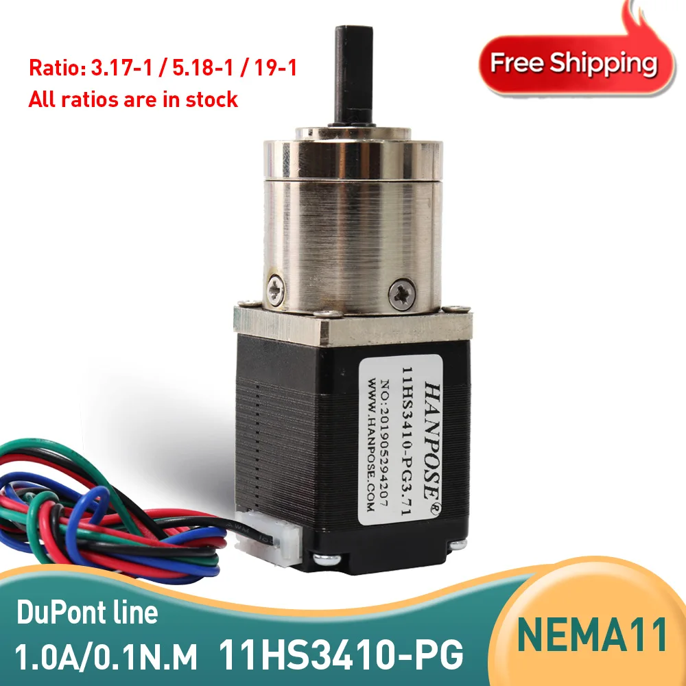 Nema-11-Stepper-Motor-5-1-Planetary-Gearbox-High-Torque-Nema11-Geared ...