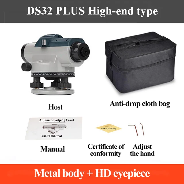 DS32 PLUS Optical Leveling Instrument Device Optical Laser Level ...