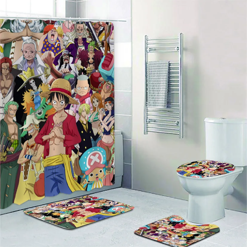 One Piece Anime Shoower Curtain