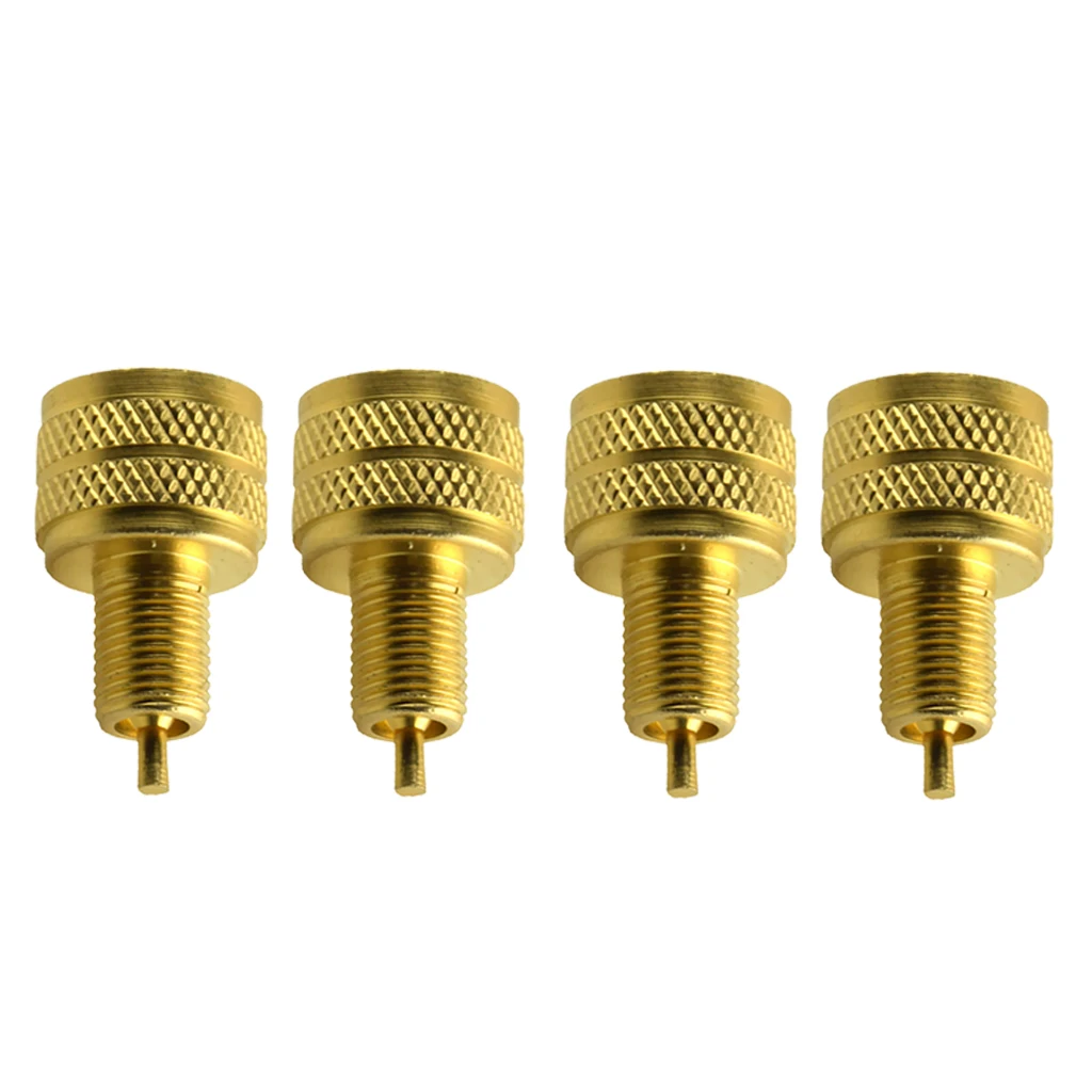 4-Pieces-Vehicle-Replacement-Brass-External-Bore-Valve-Stem-Adapter ...