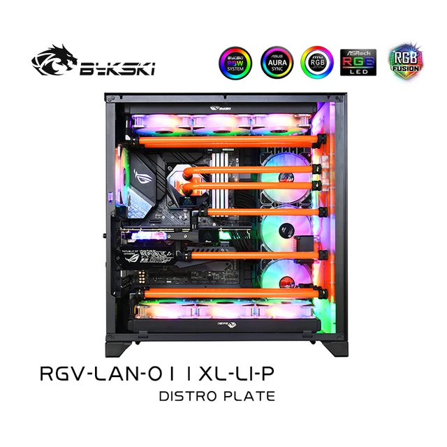 Bykski Distro Plate Kit For Lian Li O11D Mini (O11 Mini)