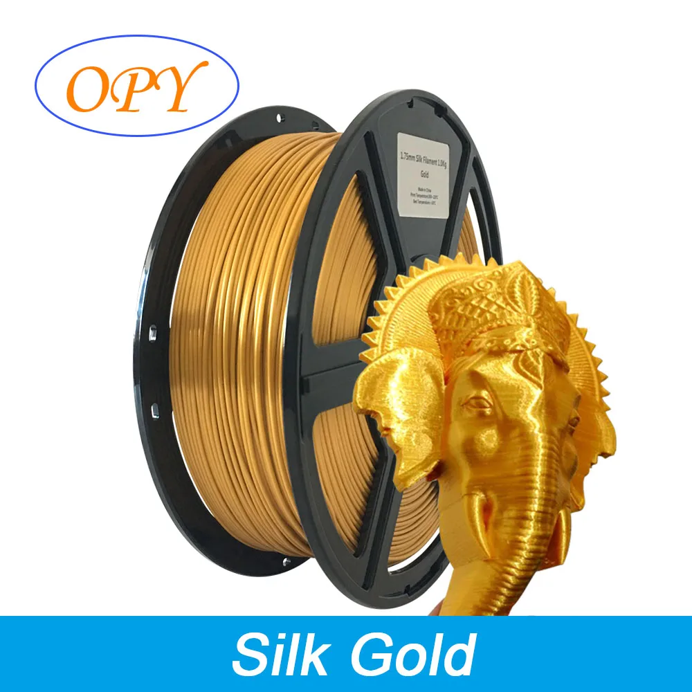 Pla-Silk-Filament-1Kg-3D-Printer-1-75Mm-Gold-Silver-Copper-Blue-Green ...