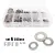 555/1035pcs M1.6 M2 M2.5 M3 M3.5 M4 M5 M6 M8 M10 M12 M16 304 A2 Stainless Steel Gb97 Flat Washer ...