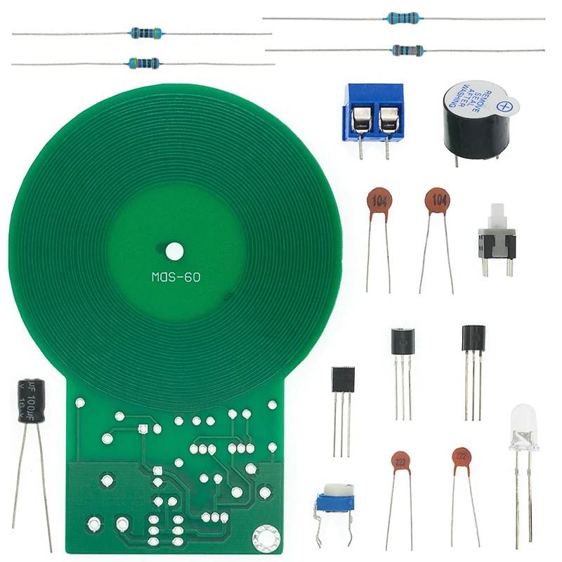 DIY Metal Detector Kit - Easy-to-Build Electronic Sensor Board - tech ...