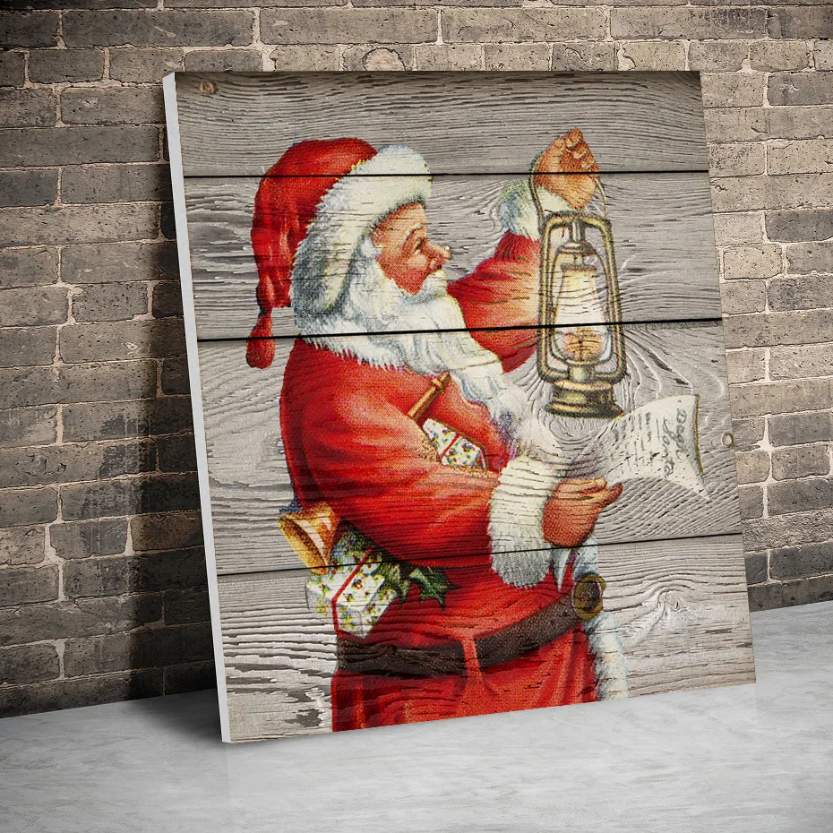 Classic Santa Painting
