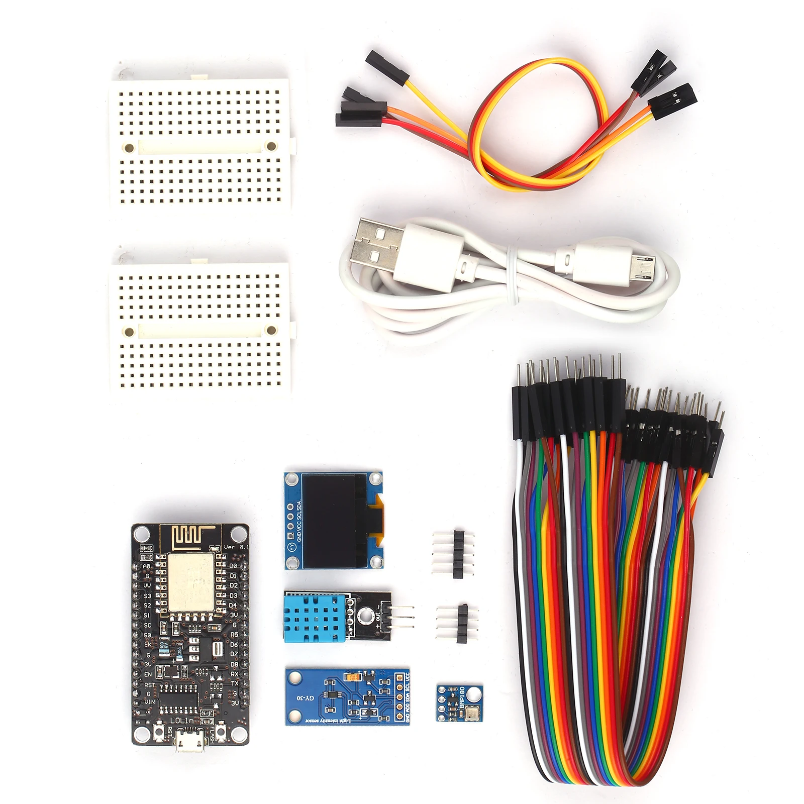 Generic Esp8266 Weather Station Kit With Dht11 Temperature Humidity ...