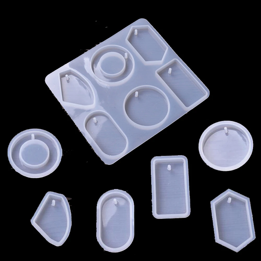 Assorted Basic Shapes Silicone Mould Handmade Earring Mold Craft ...
