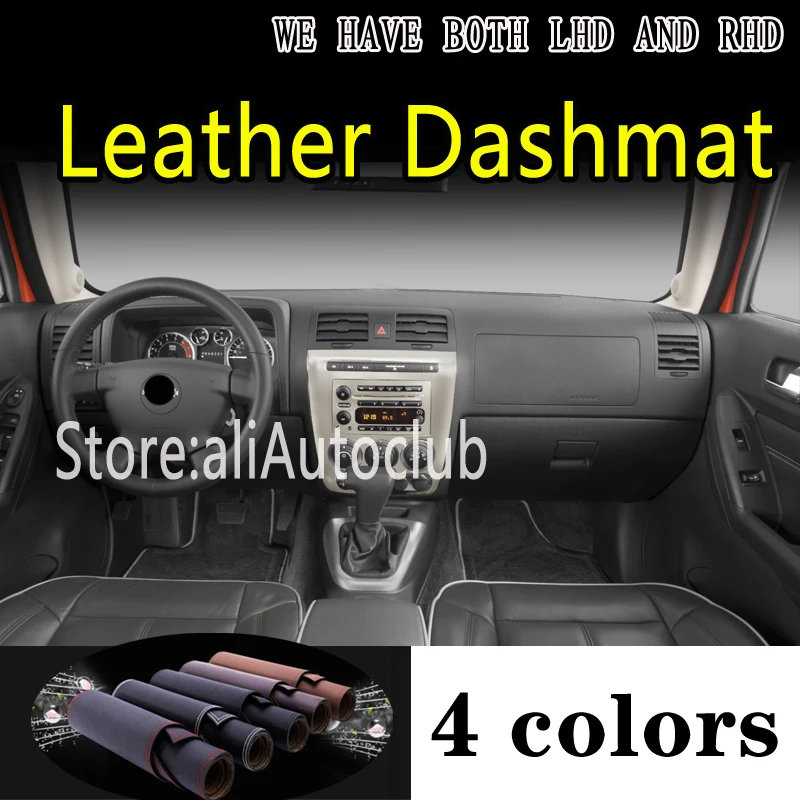 For Hummer H3 H3T 2006 2007 2010 Leather Dashmat Dashboard Cover Dash ...