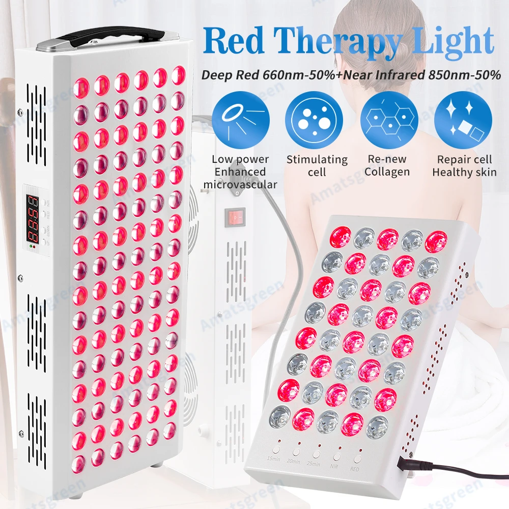 New No flicker 200W 500W 630nm 660nm Red Light Therapy 810nm 830nm ...