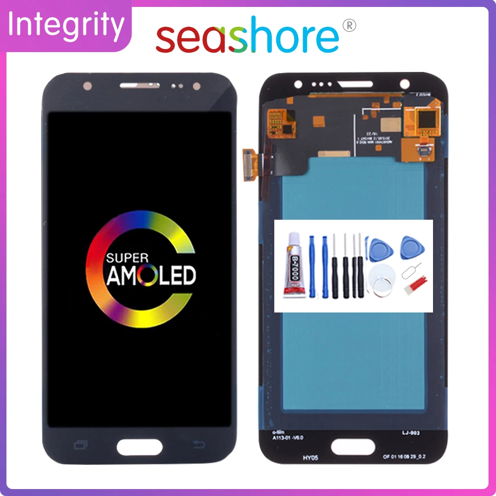 Pantalla táctil LCD de 5,0 "AMOLED para SAMSUNG Galaxy J5 2015 J500 ...