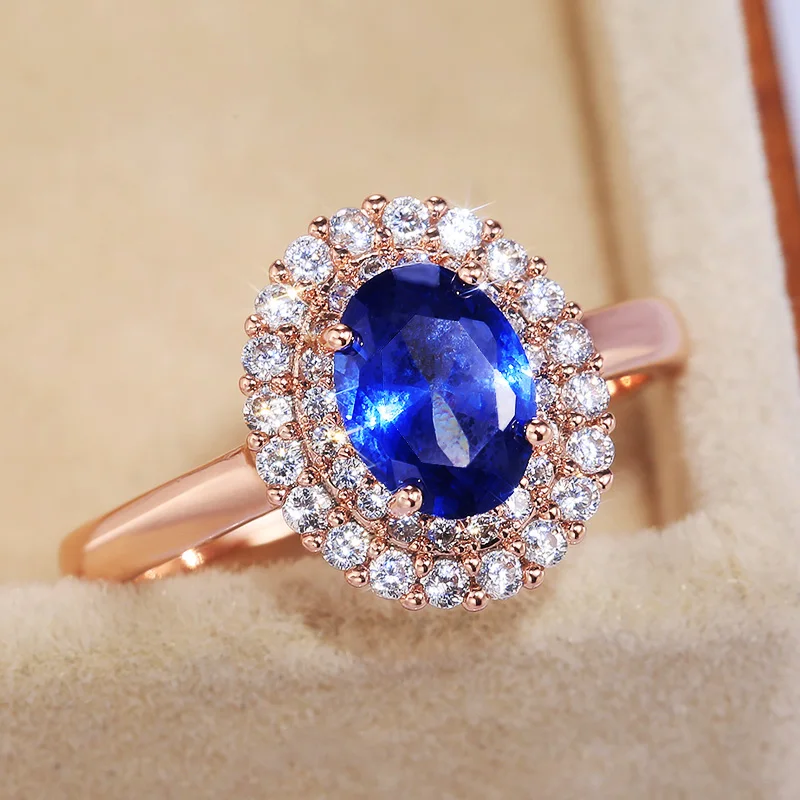 Huitan-Fashion-Oval-Deep-Blue-Stone-Women-Wedding-Bridal-Rings-Rose ...