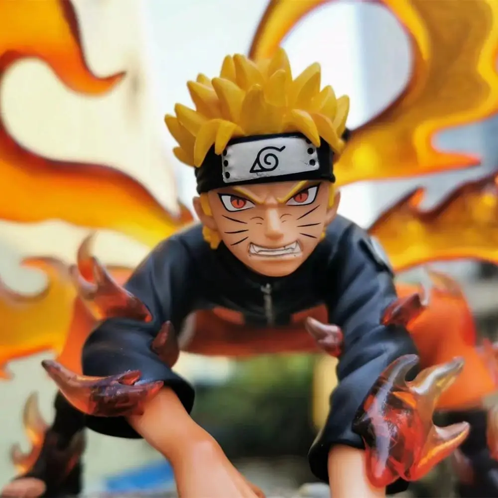 Naruto Kyuubi Kurama Statue Diorama PVC Action Figure Anime Naruto ...
