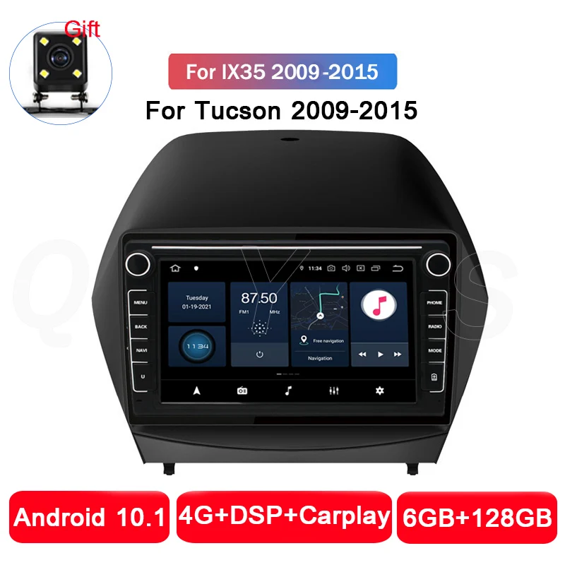 Rádio do carro Para Hyundai Tucson 2009 2010 2011 2012 2013 2014 2015 ...