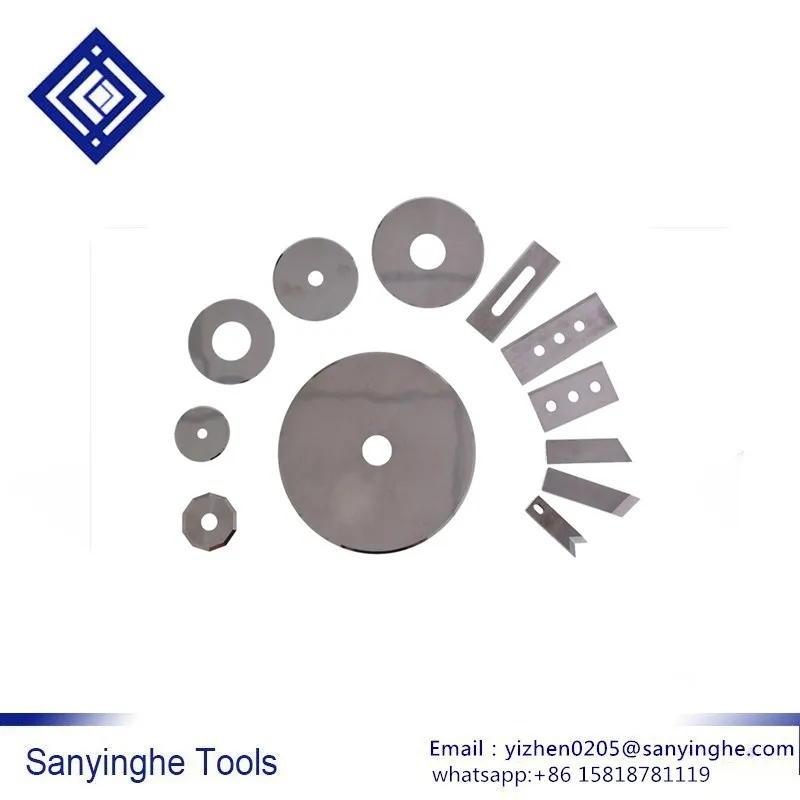 Custom Shaped Blades Carbide Inserts Stainless Steel Cutters Serrated ...