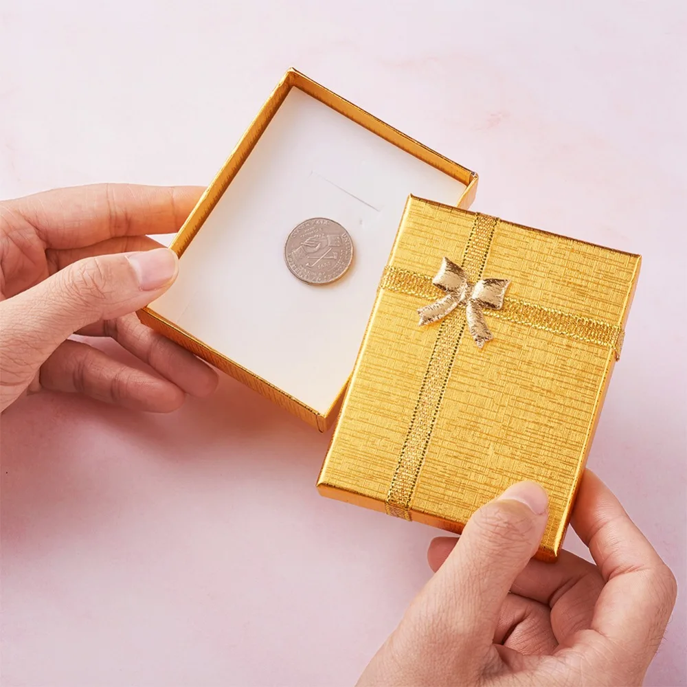 BOITE A BIJOUX,8.8x8.8x2.2cm--Boîtes à bijoux et cadeaux, lot de 12 ...