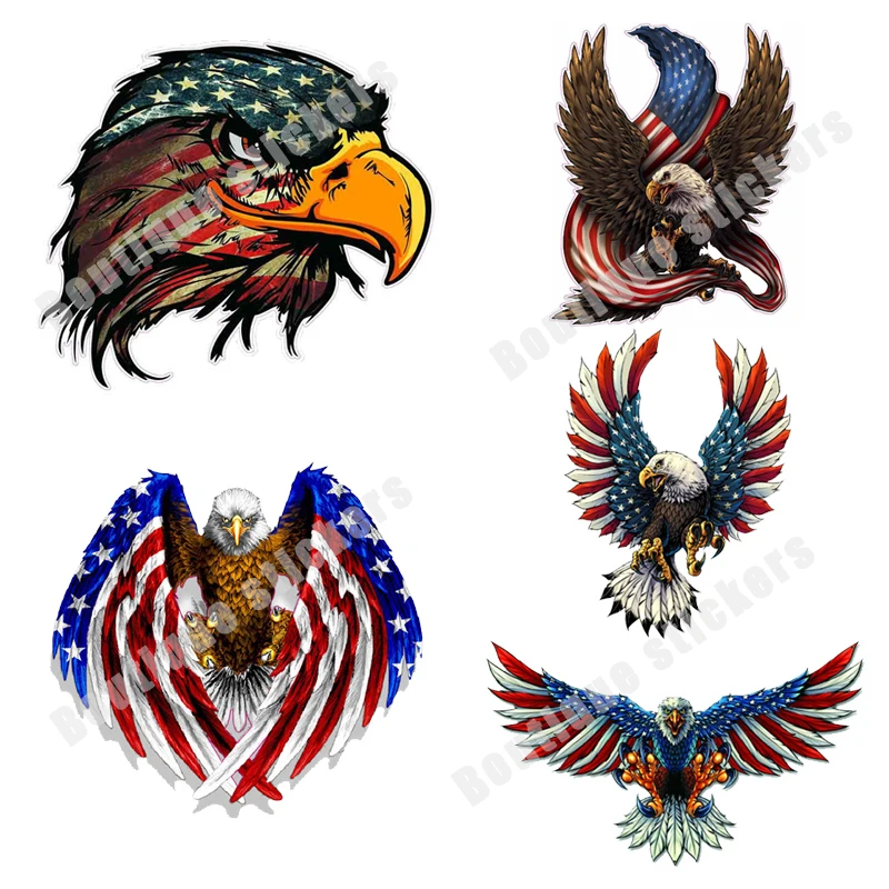American flag & eagle union decal Bumper Stickers Paper & Party ...