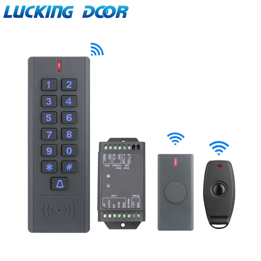 RFID-Password-Keypad-Wireless-Remote-Control-Open-Lock-125KHZ-Wireless ...