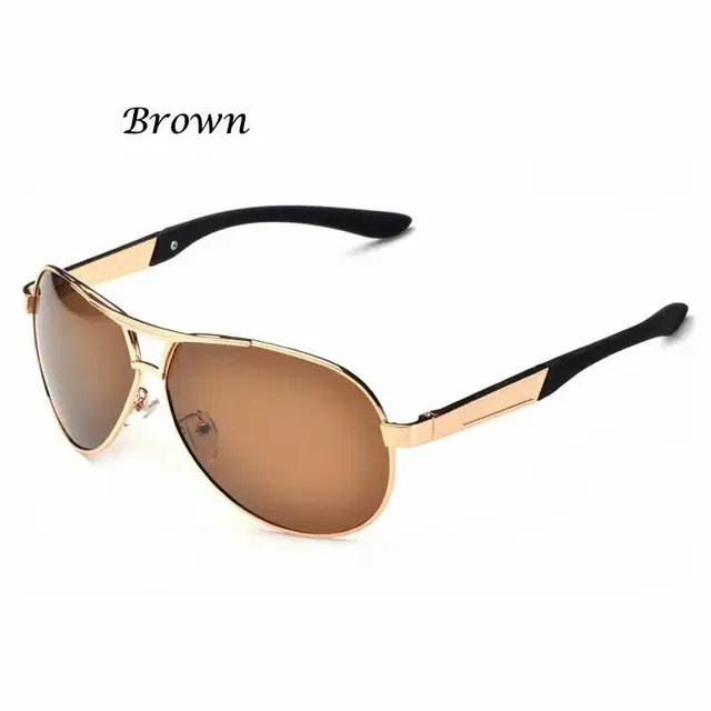 AORON Mens Polarized Sunglasses Metal Aviation Eyewear Fashion Pilot ...