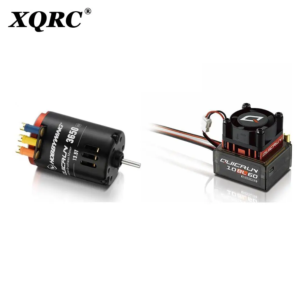 QuicRun-3650-Sensored-Brushless-Motor-10BL60-60A-Sensored-Brushless-ESC ...