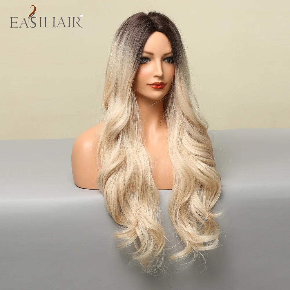 PERRUQUE - POSTICHE,Wig-LC277N-1--perruques synthétiques ondulées ...