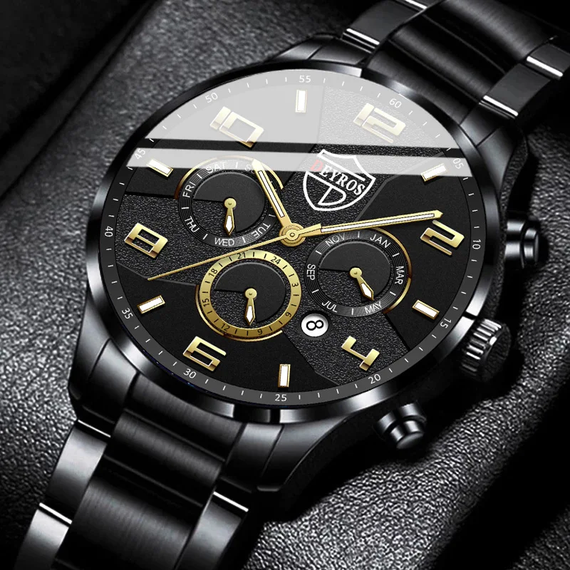 DEYROS-2021-New-Men-s-Watches-Luminous-Stainless-Steel-Quartz-Watches ...