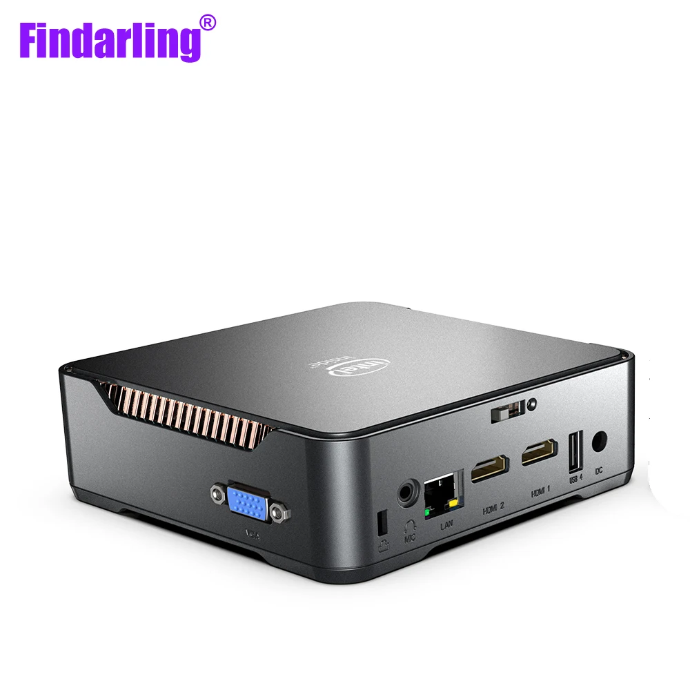 Mini PC Intel Apollo Lake Celeron J3455, Quad Core, AK3V, Windows 10 ...