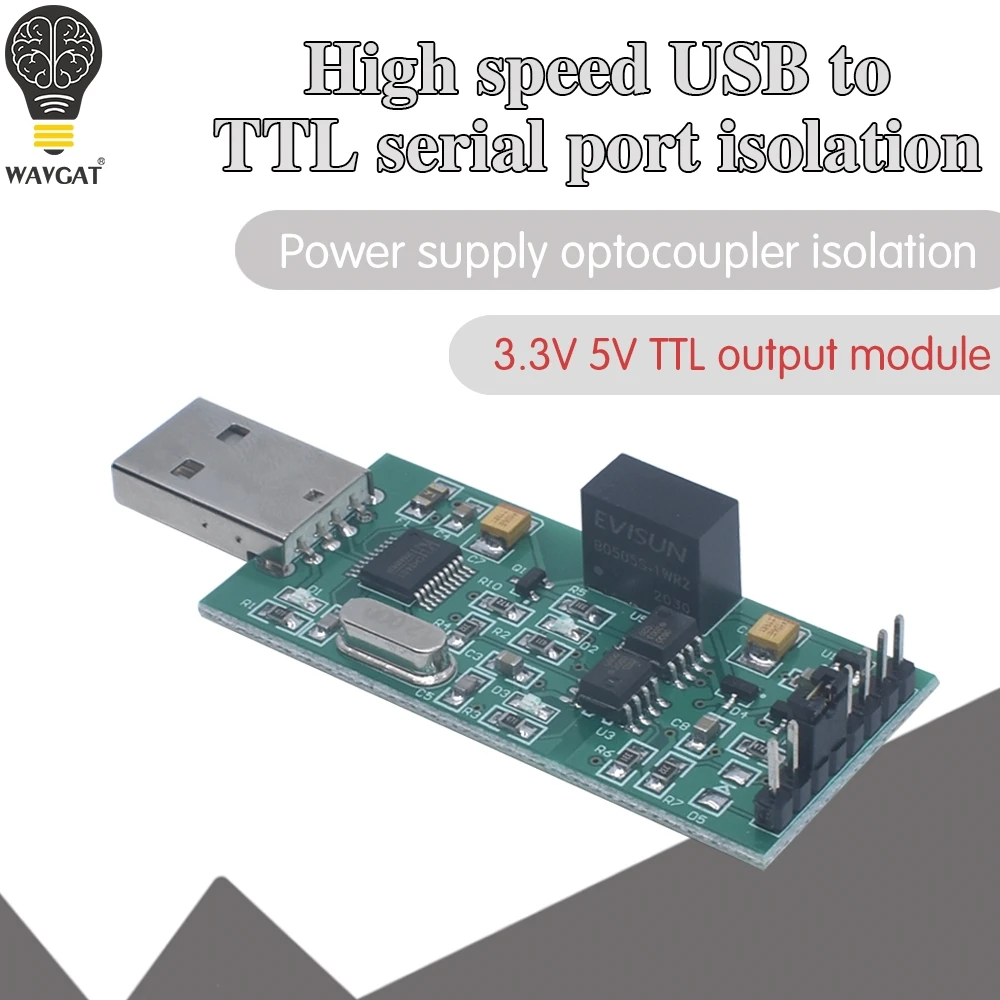 High-speed Isolation Usb To Ttl Serial Power Supply Optocoupler ...