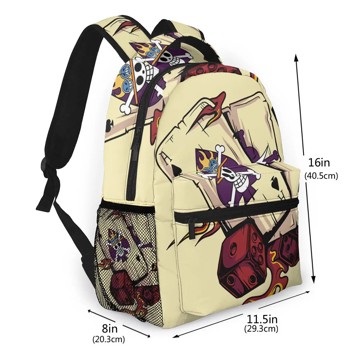 Portgas D. Ace Backpack school bag Adults | One piece Merchandise | Up ...